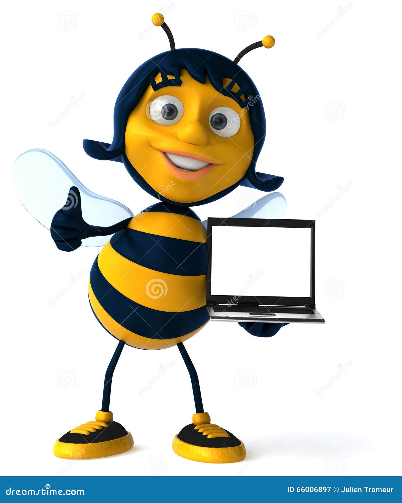 Fun bee stock illustration. Illustration of golden, bees - 66006897