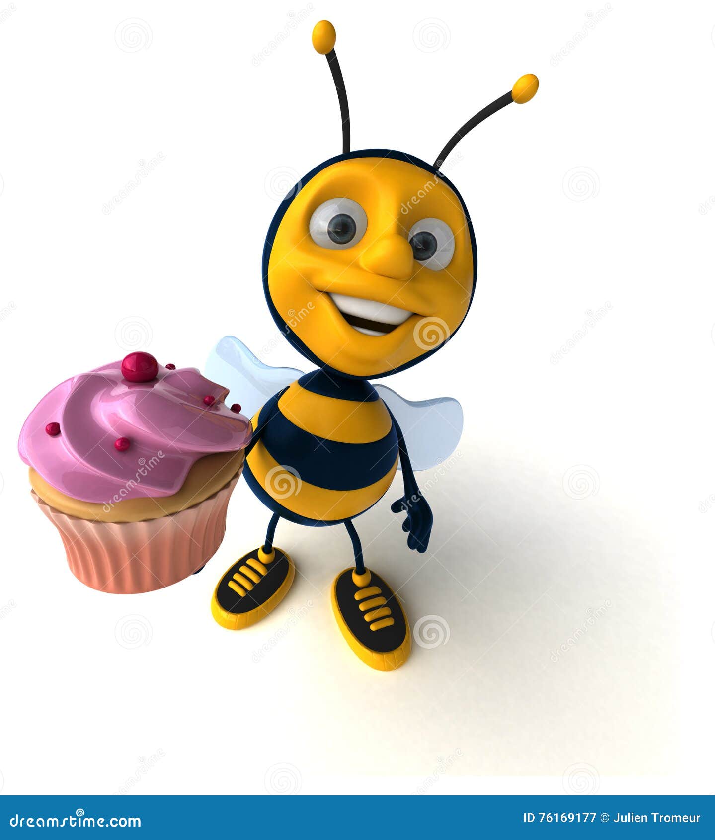 Fun bee stock illustration. Illustration of black, bees - 76169177