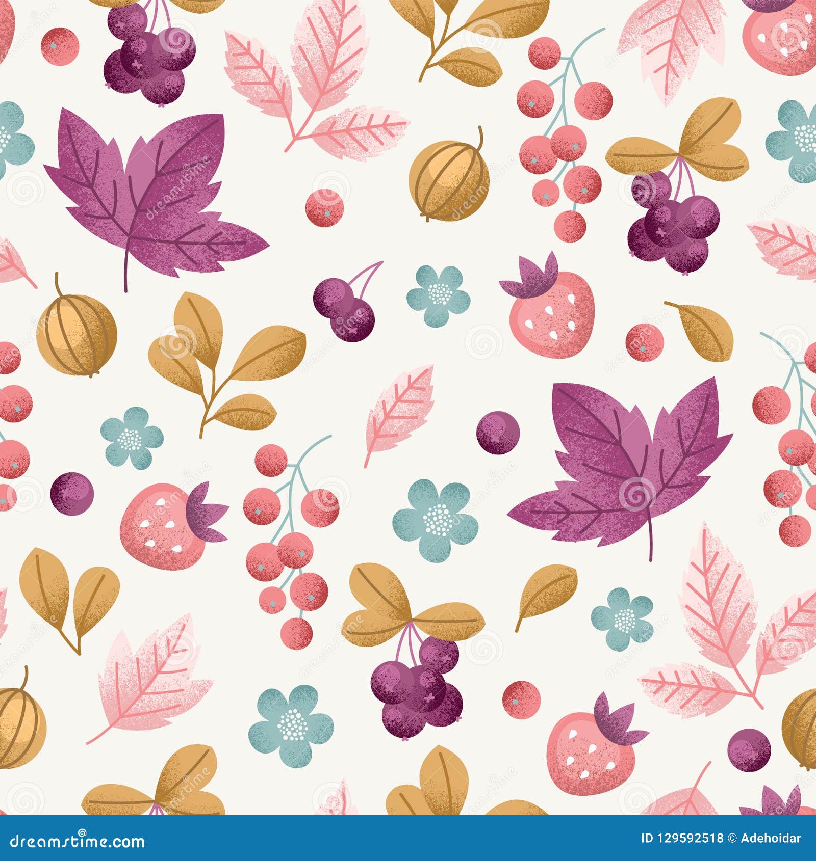 Wild Berry Drawing. Hand Drawn Vintage Vector Frame. Summer Fruit Set ...