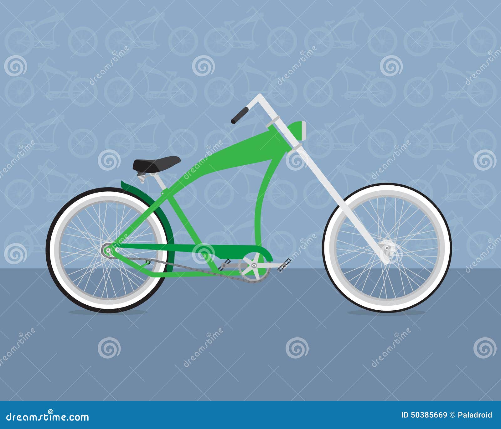 Fun bicycle stock vector. Illustration of cycle, bike - 50385669