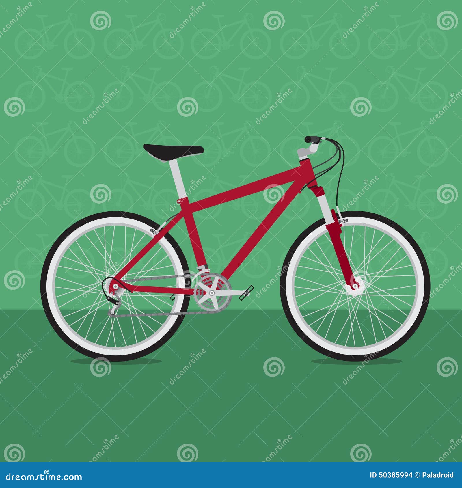 Fun bicycle stock vector. Illustration of absorber, bicycle - 50385994