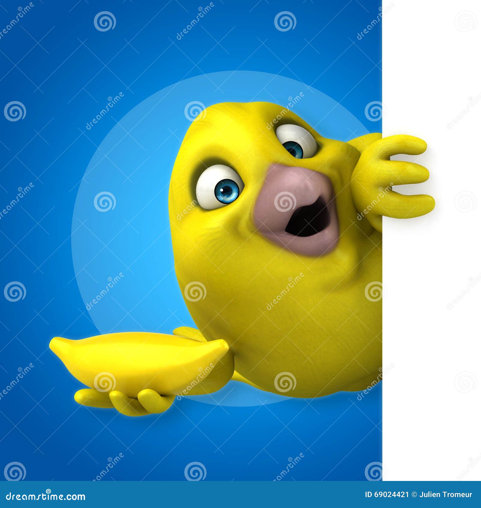 Fun bird stock illustration. Illustration of clipart - 69024421