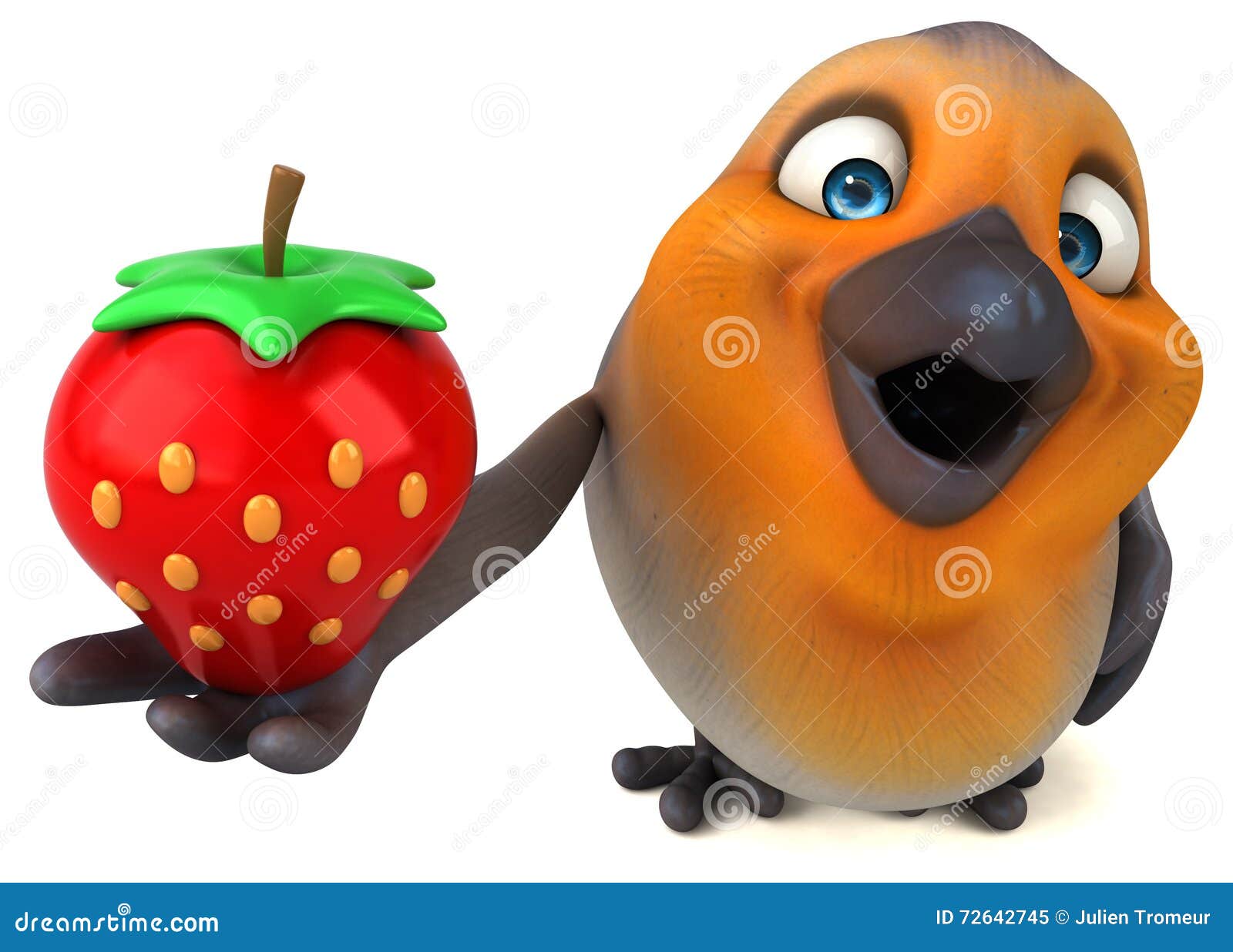 Fun bird stock illustration. Illustration of wildlife - 72642745