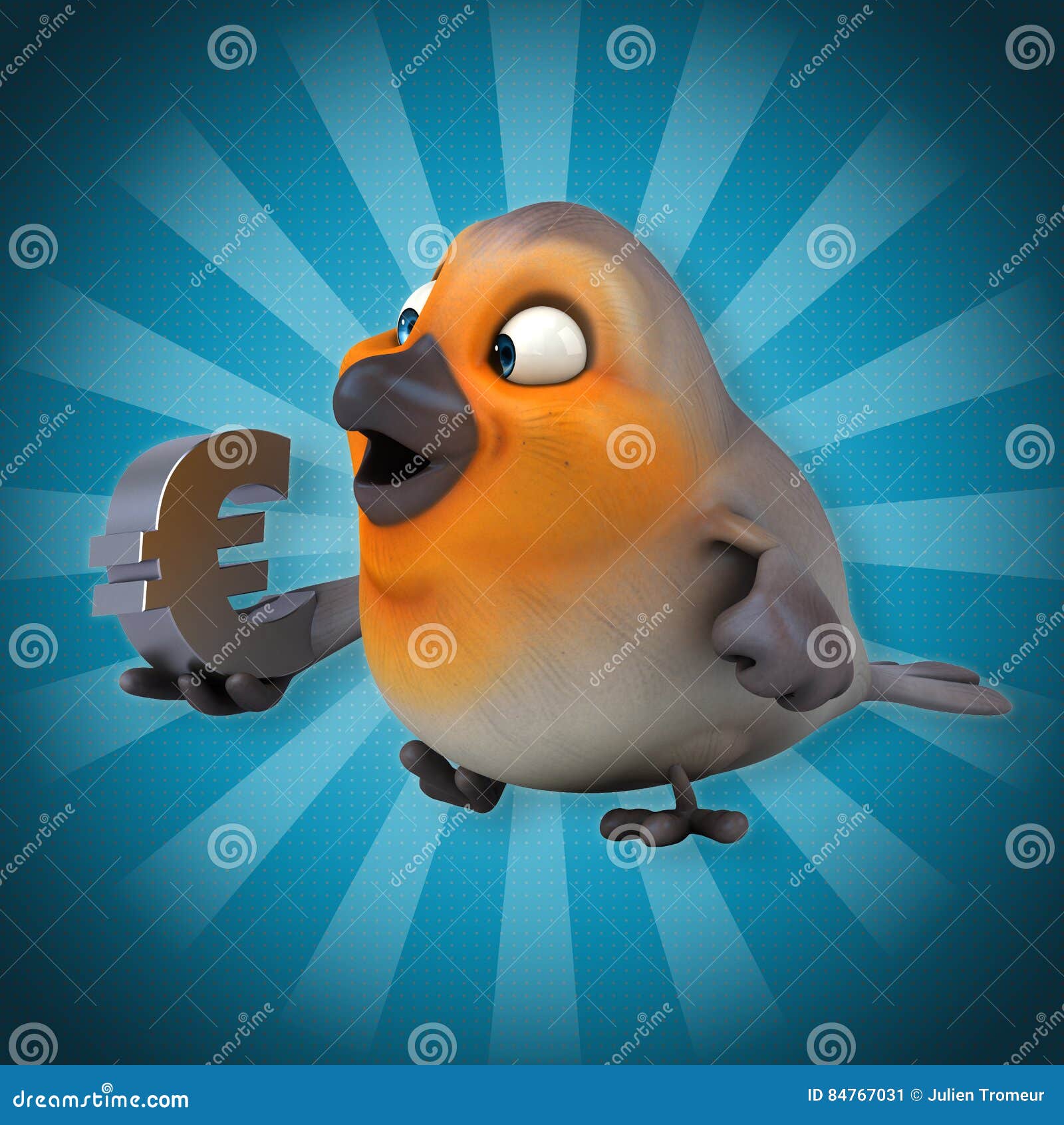 Fun bird stock illustration. Illustration of nature, season - 84767031