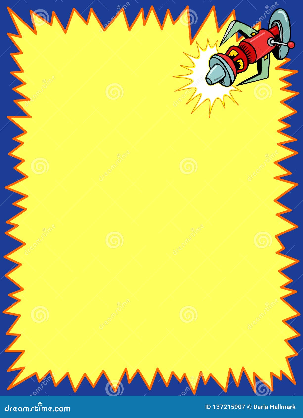 News blast border design stock vector. Illustration of flash - 137215907