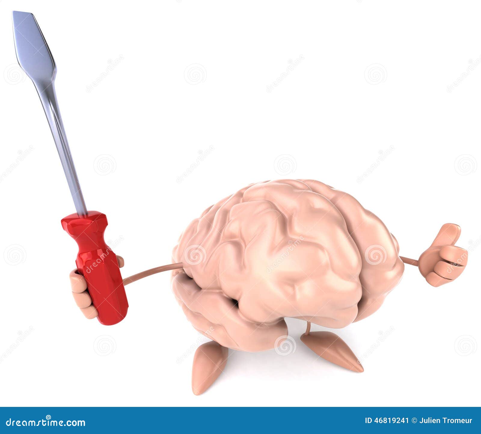 Fun brain stock illustration. Illustration of mental - 46819241