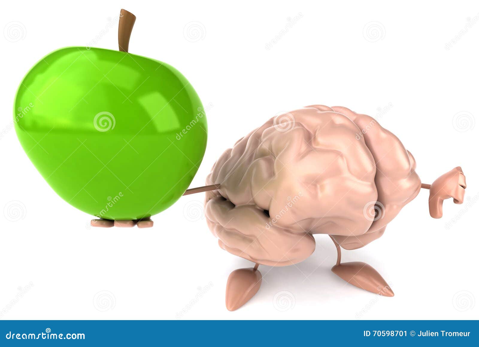 Fun brain stock illustration. Illustration of brain, creation - 70598701