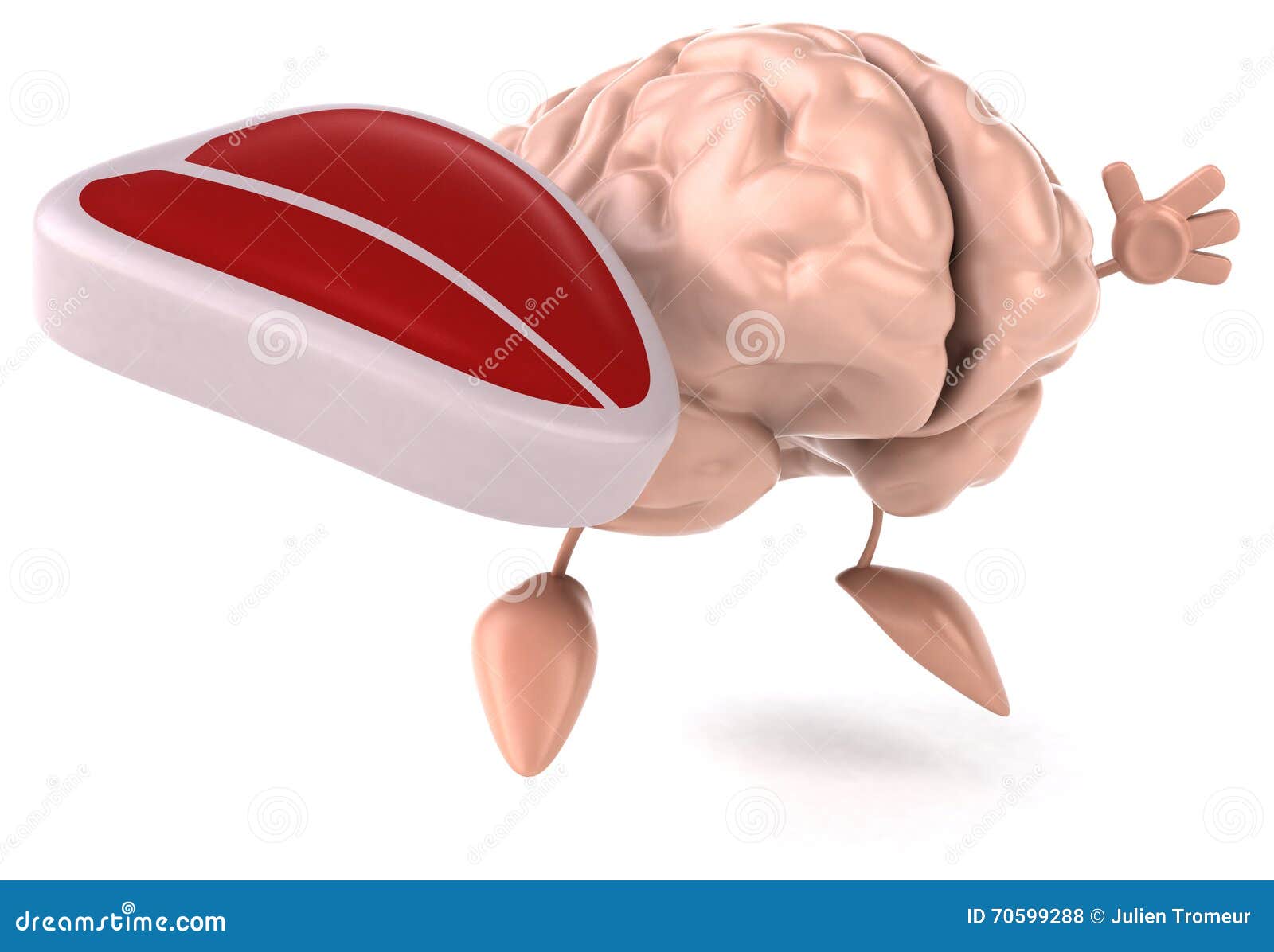 Fun brain stock illustration. Illustration of ideas, diet - 70599288