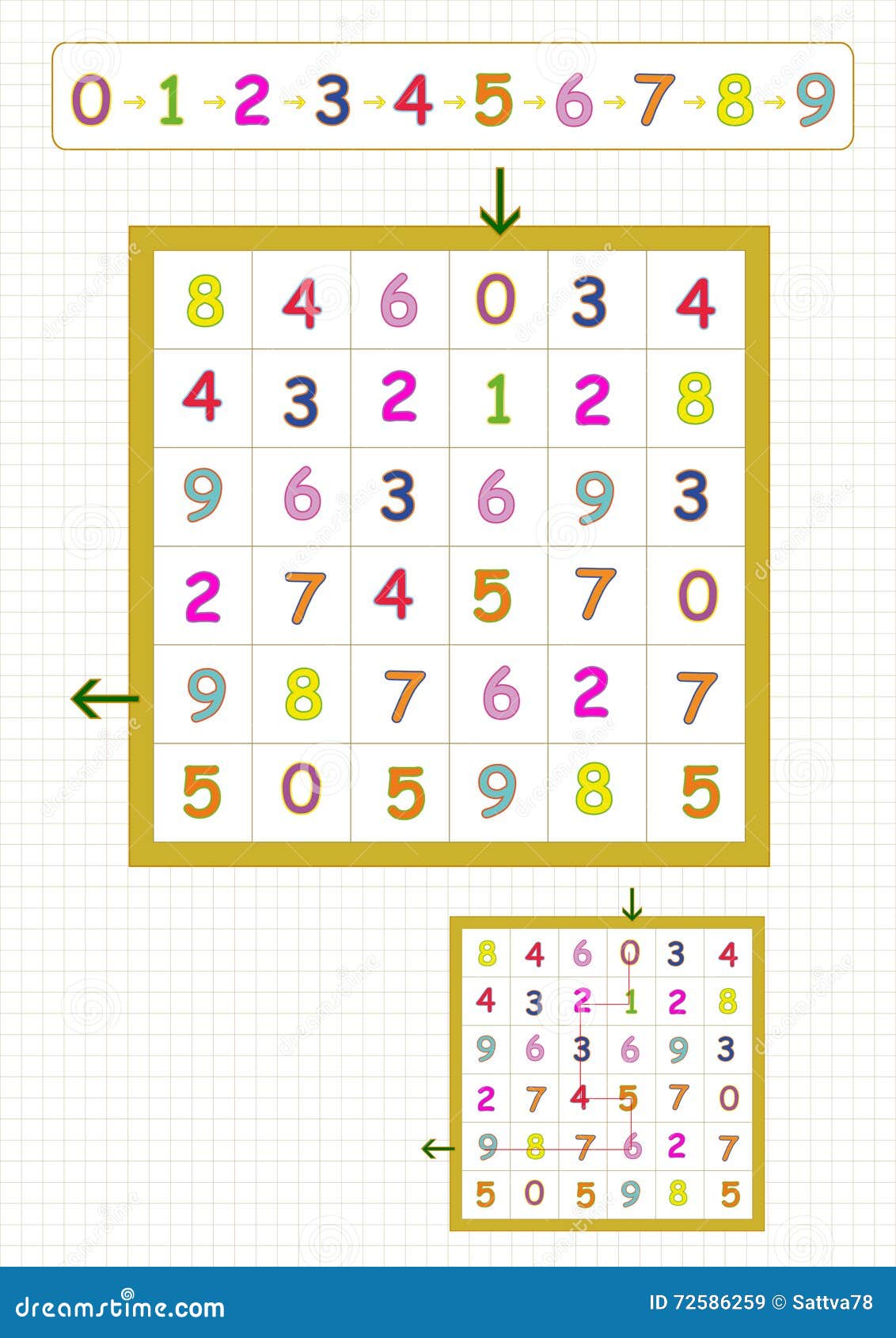 Fun brain games for kids stock vector. Illustration of drawing - 72586259