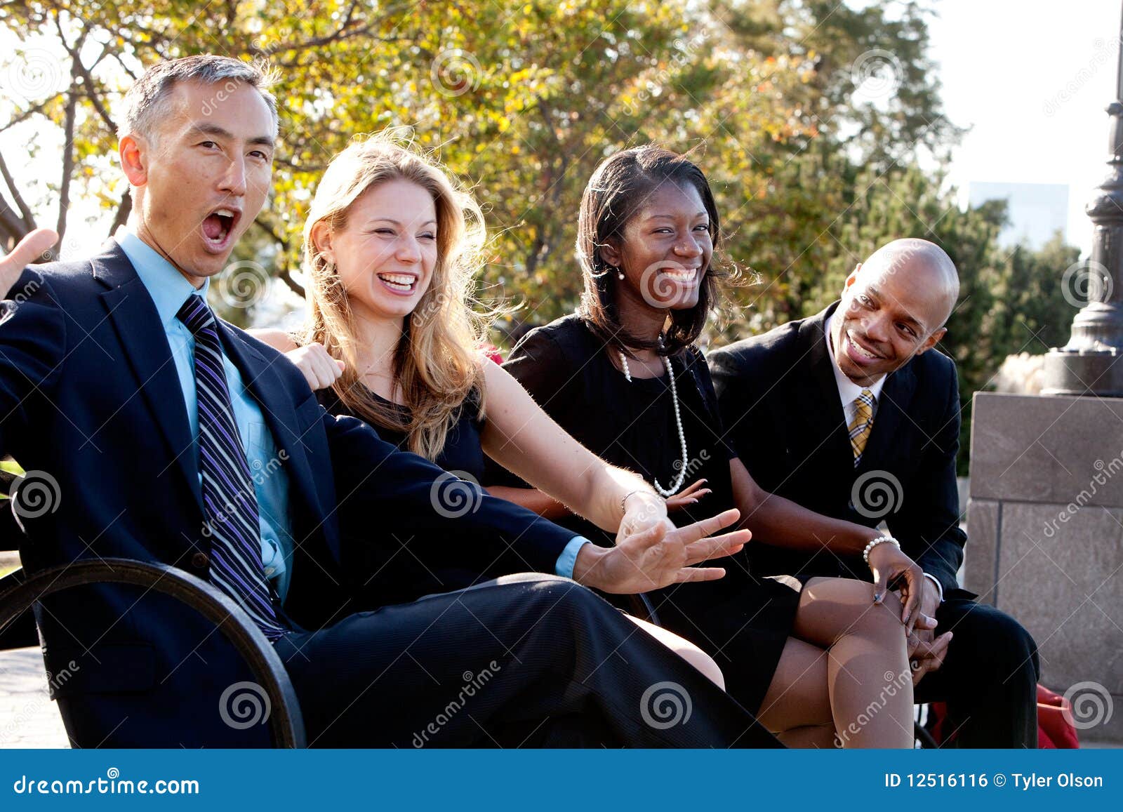 Fun Business Joke stock photo. Image of laugh, ethnic - 12516116