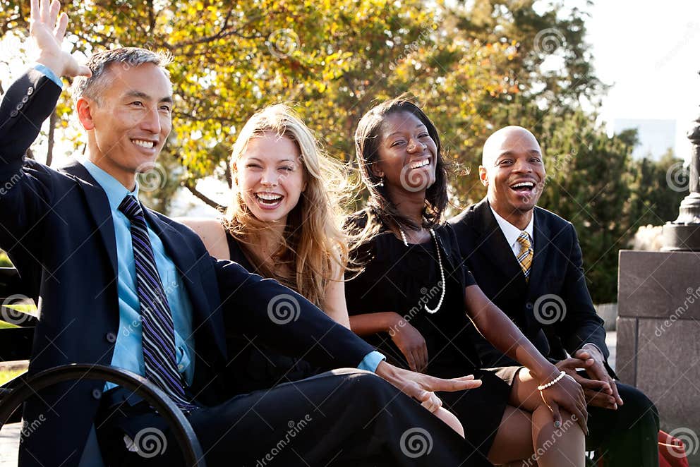 Fun Business Joke stock photo. Image of casual, female - 12588522