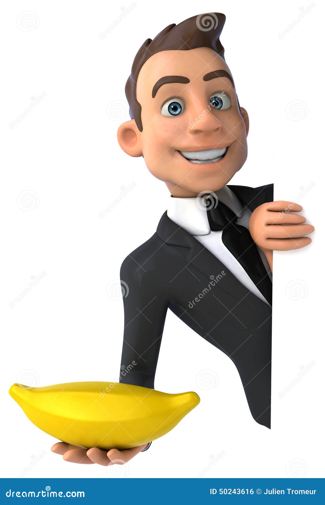 Fun businessman stock illustration. Illustration of company - 50243616