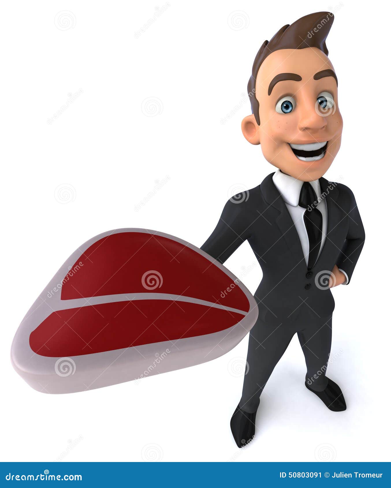 Fun businessman stock illustration. Illustration of commerce - 50803091