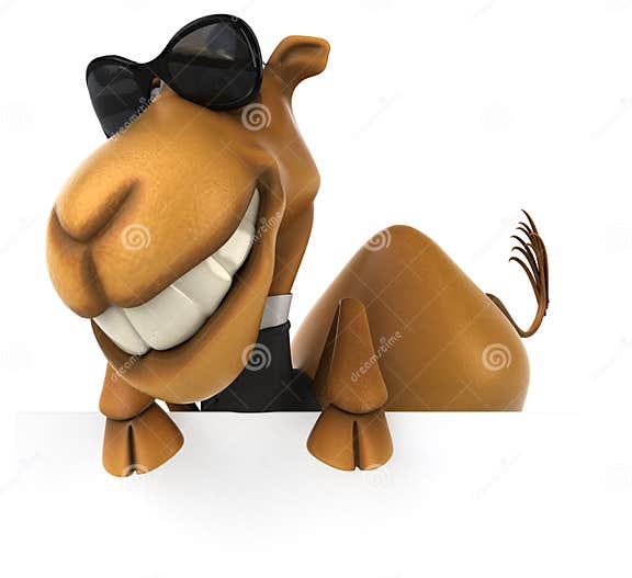 Fun camel stock illustration. Illustration of employee - 68606767