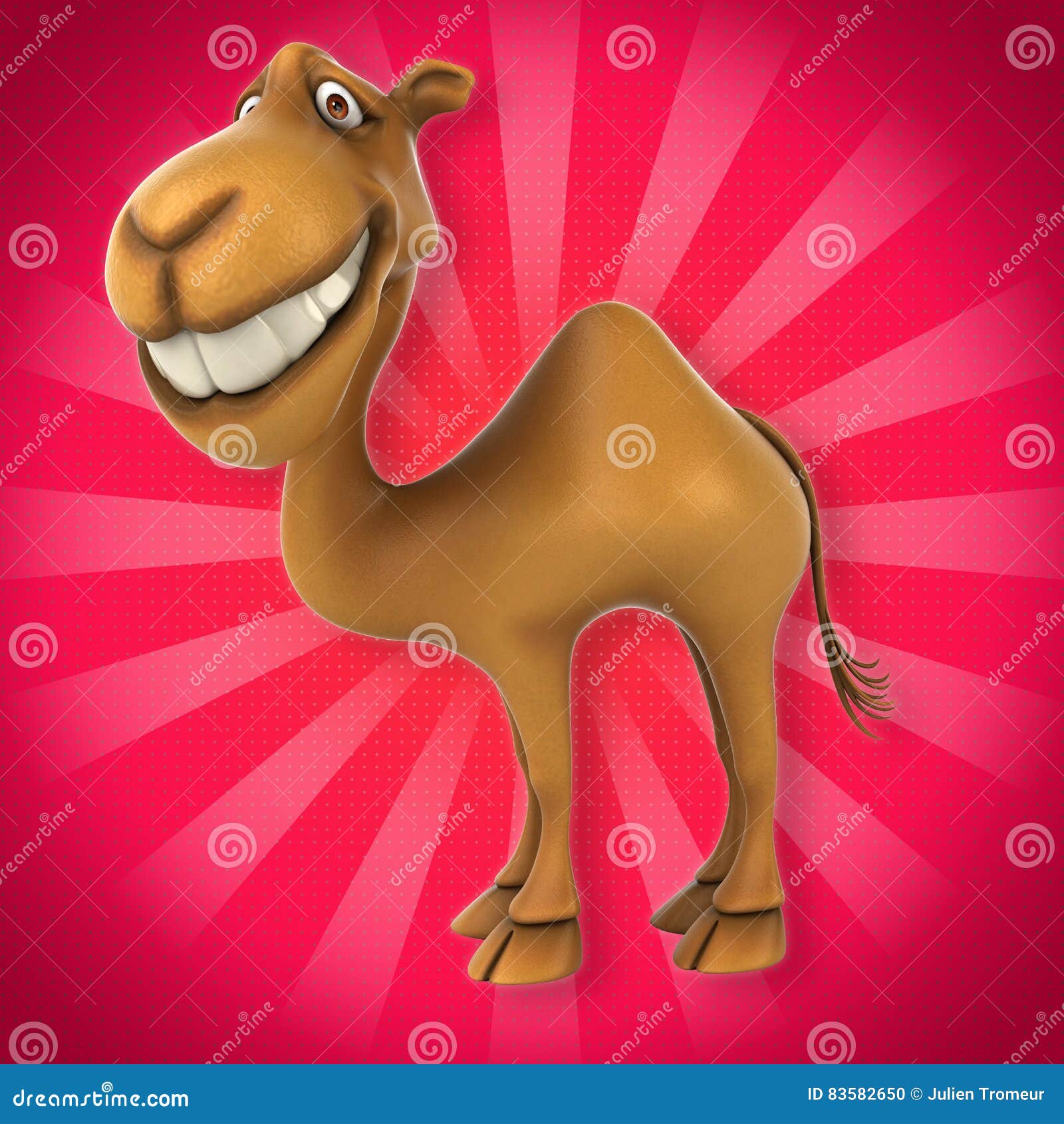 Fun camel stock illustration. Illustration of sand, saudi - 83582650