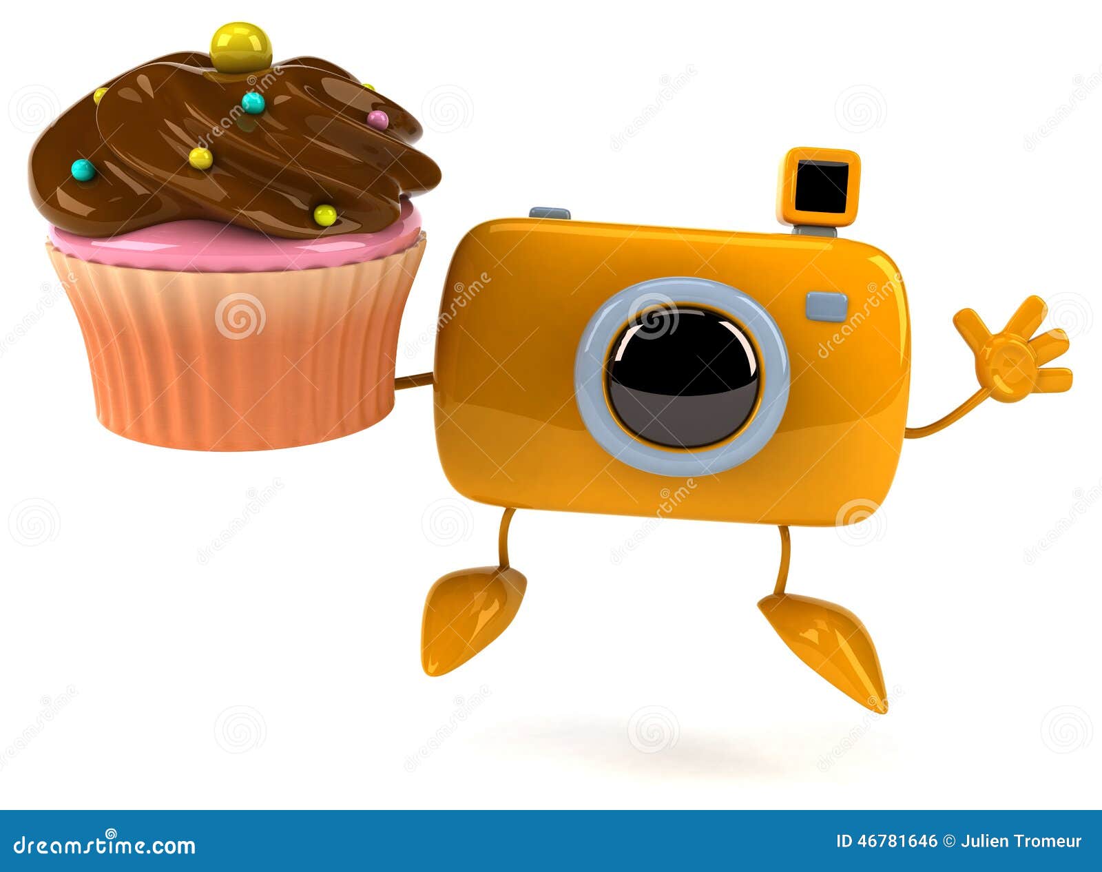 Fun camera stock illustration. Illustration of photographer - 46781646
