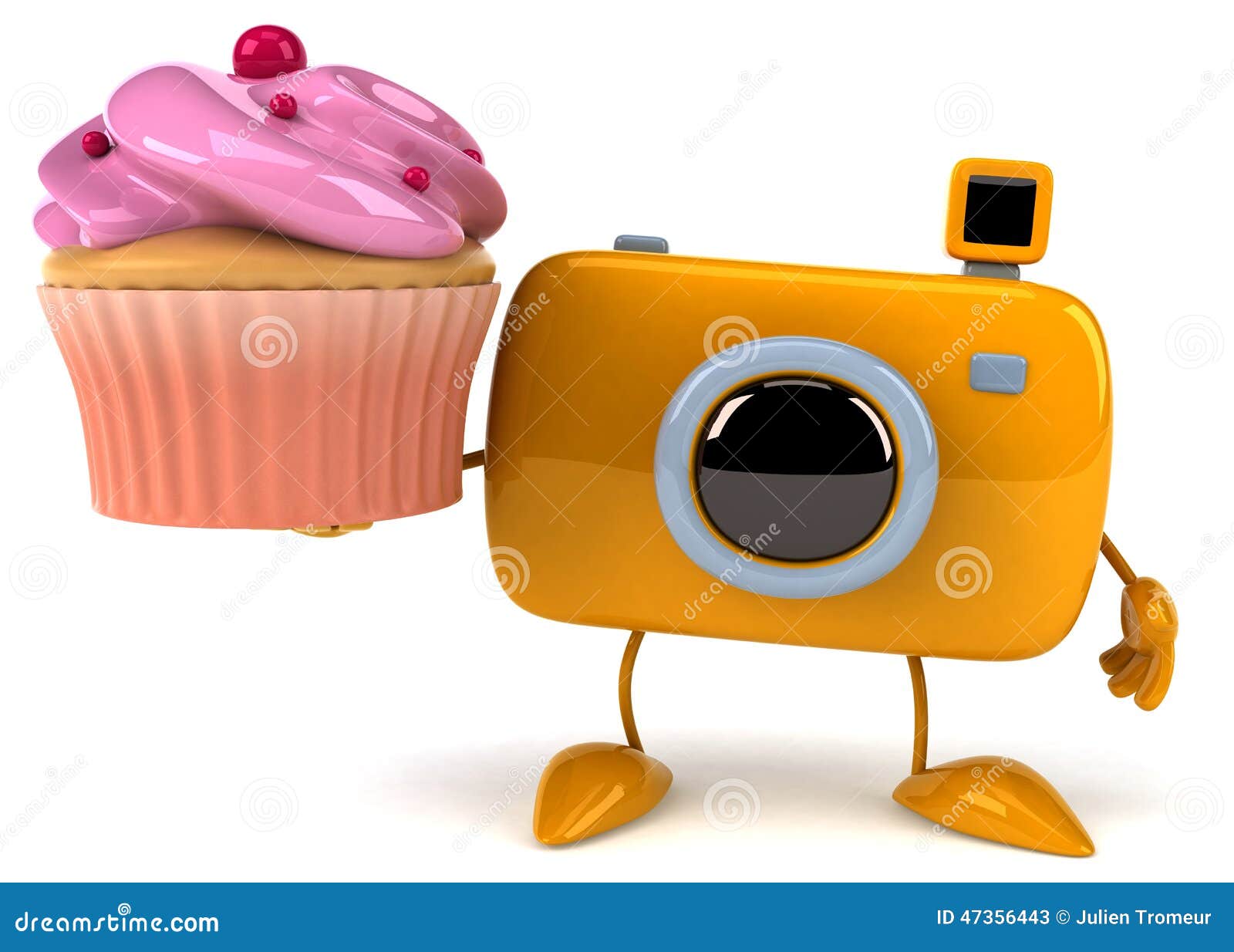 Fun camera stock illustration. Illustration of view, digital - 47356443