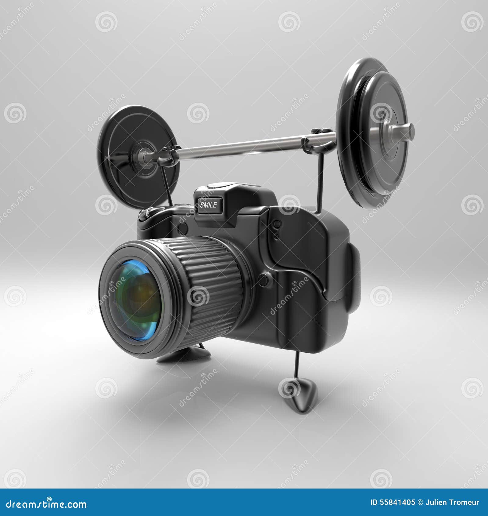 Fun camera stock illustration. Illustration of weights - 55841405