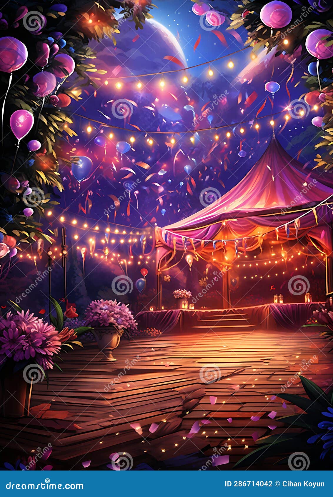 Fun card themes stock illustration. Illustration of message - 286714042