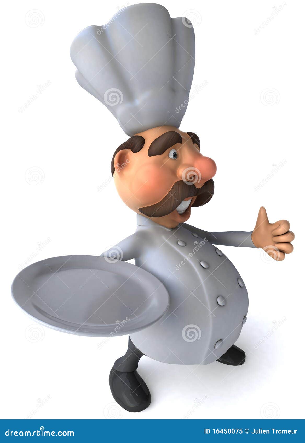 Fun chef stock illustration. Illustration of uniform - 16450075