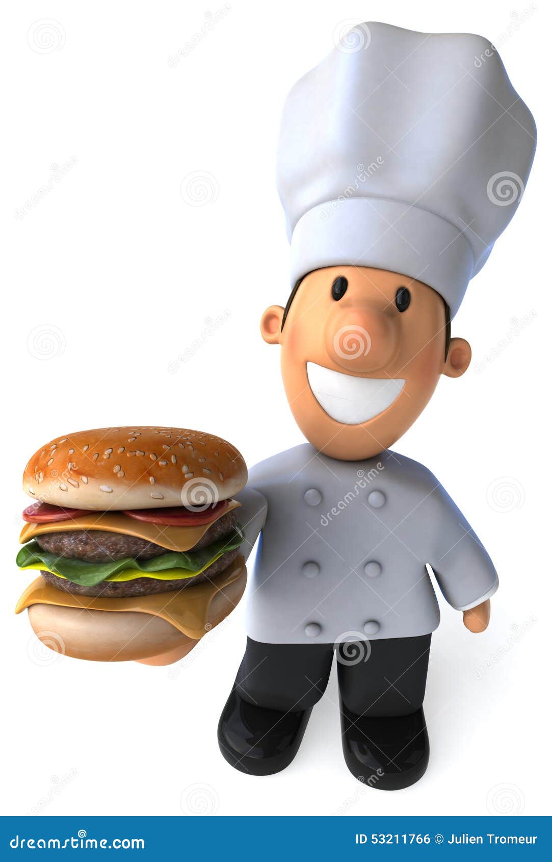 Fun chef stock illustration. Illustration of cartoon - 53211766