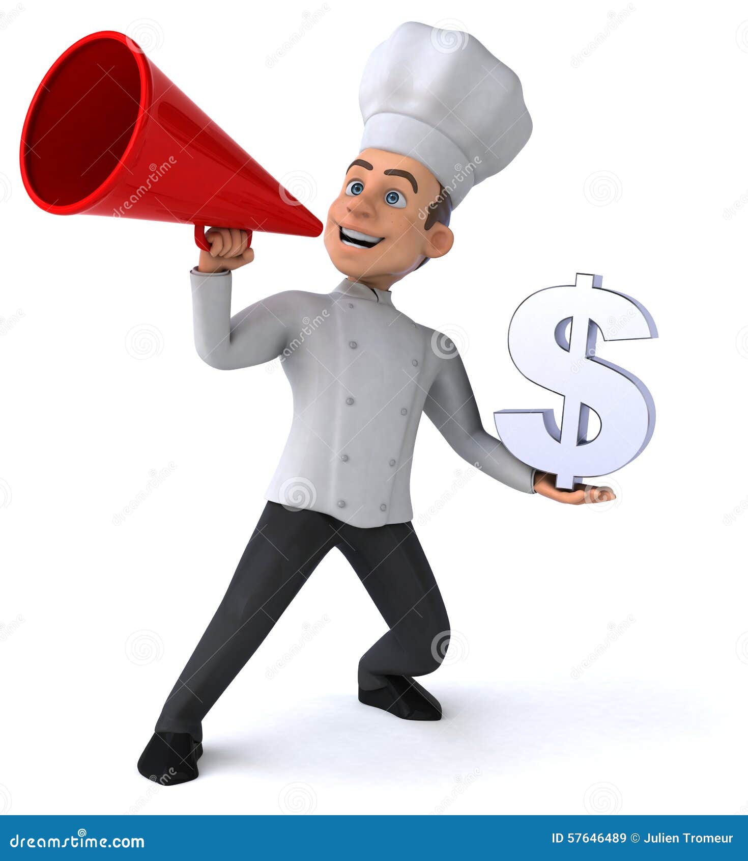 Fun chef stock illustration. Illustration of gourmet - 57646489
