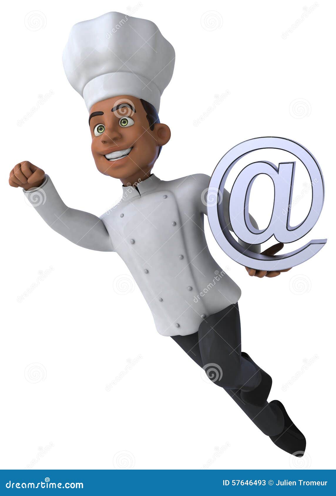 Fun chef stock illustration. Illustration of uniform - 57646493