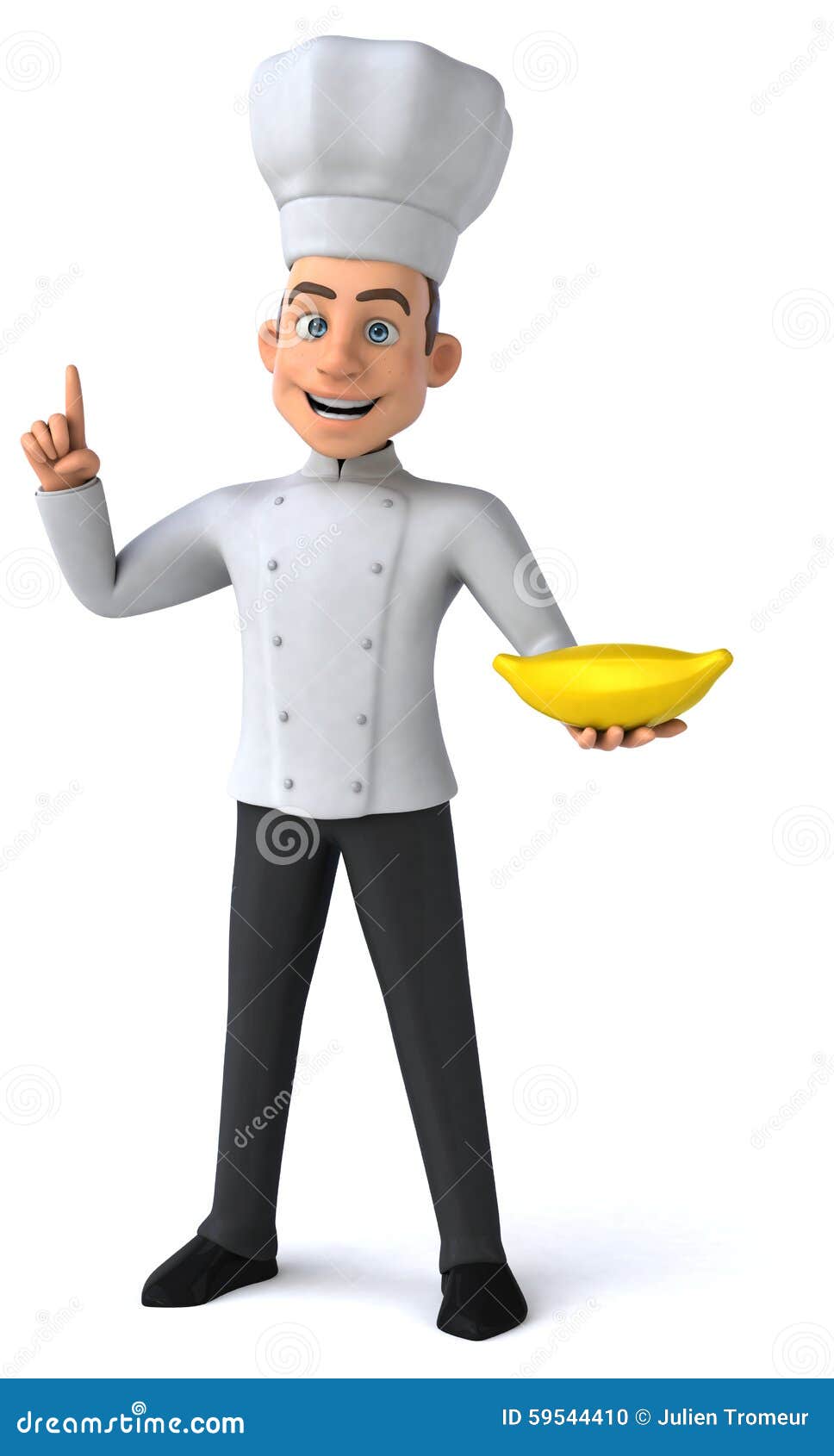 Fun chef stock illustration. Illustration of cartoon - 59544410