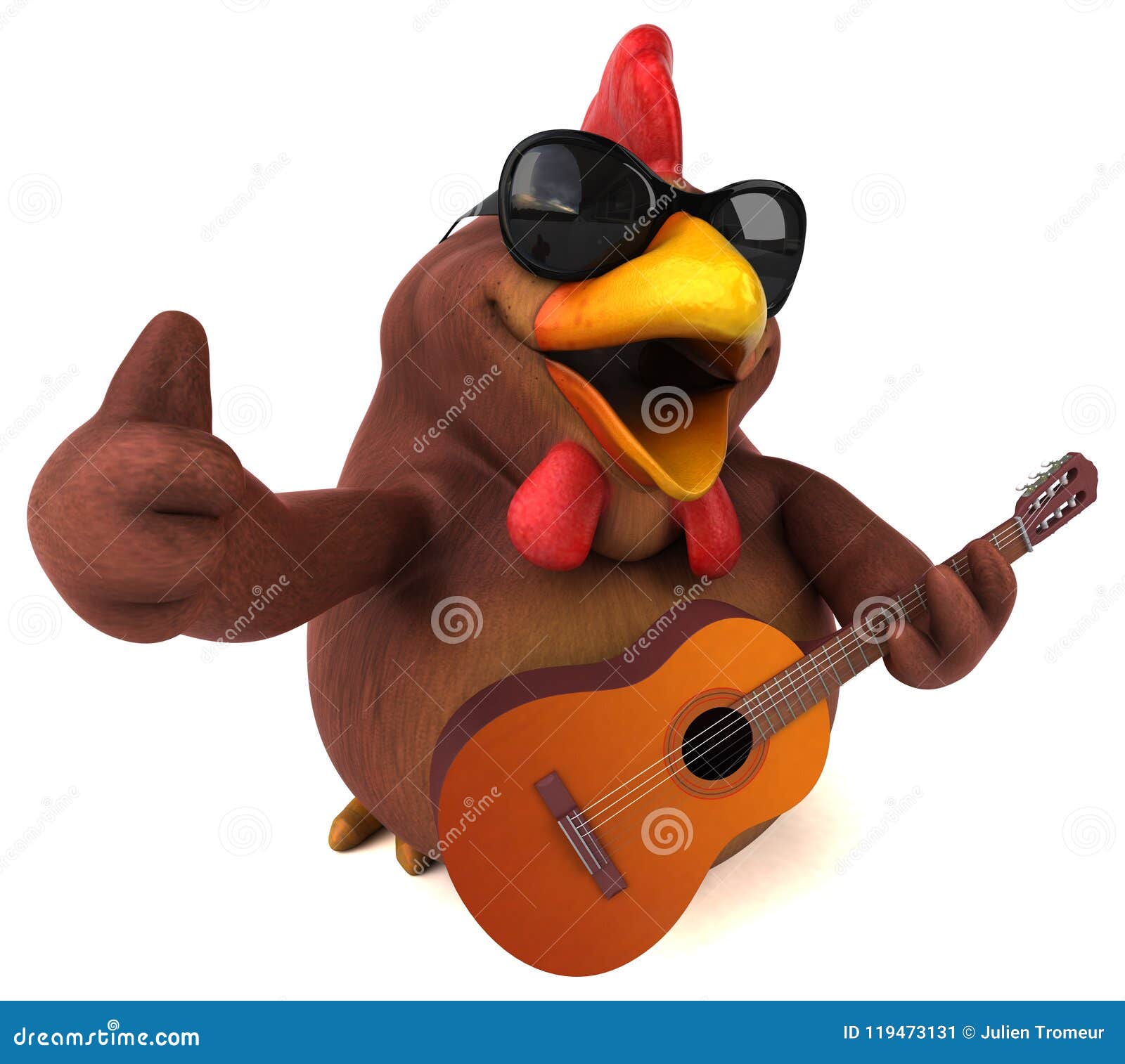 Chicken Singer Stock Image | CartoonDealer.com #30737137