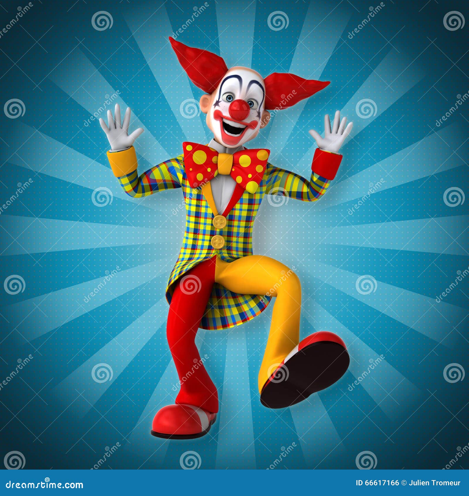 Fun clown stock illustration. Illustration of birthday - 66617166