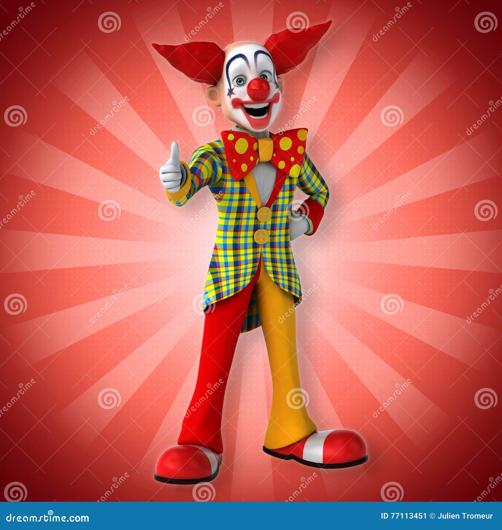 Fun clown stock illustration. Illustration of mask, funny - 77113451