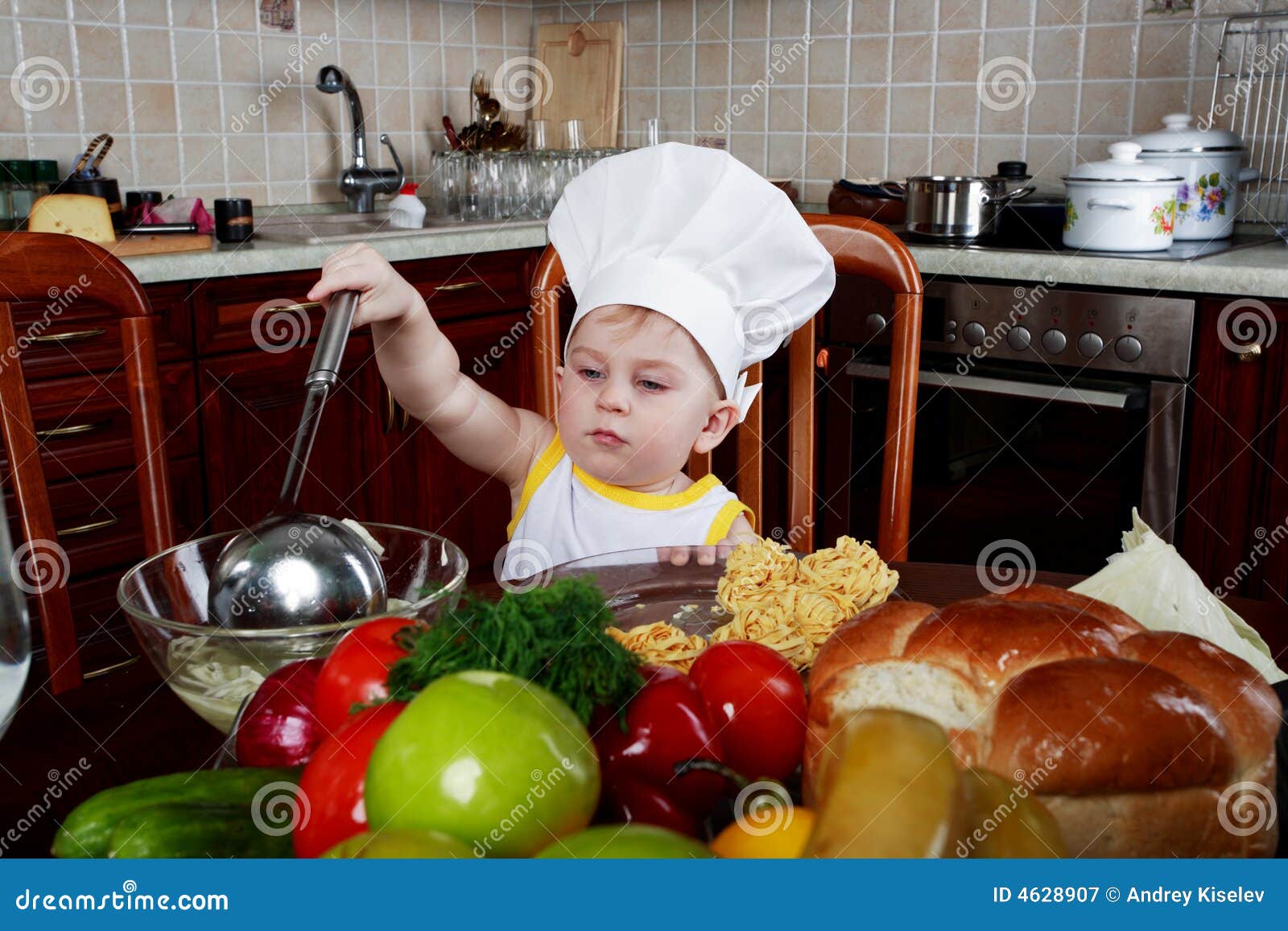 Fun cook stock image. Image of fruits, food, baby, domestic - 4628907