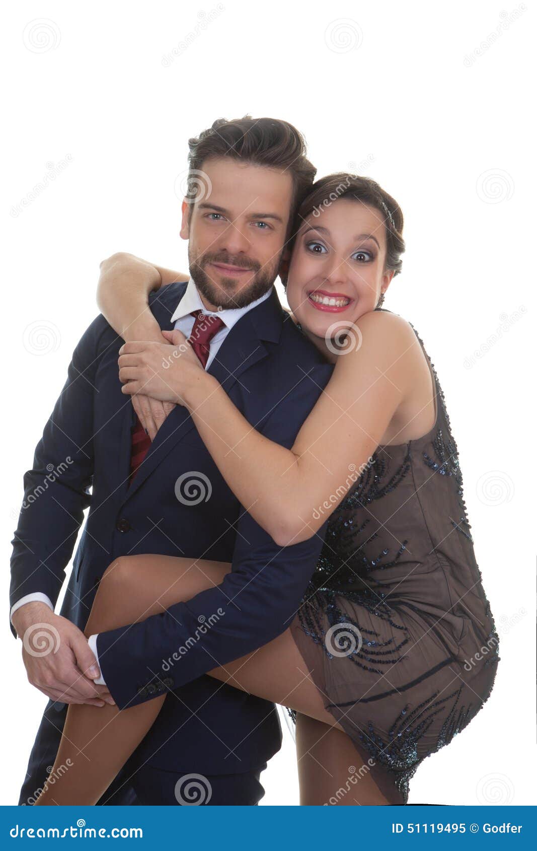 Fun couple at party stock image. Image of dating, business - 51119495