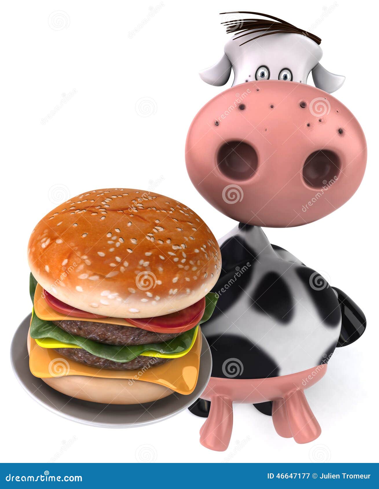 Fun cow stock illustration. Illustration of farming, agricultural ...