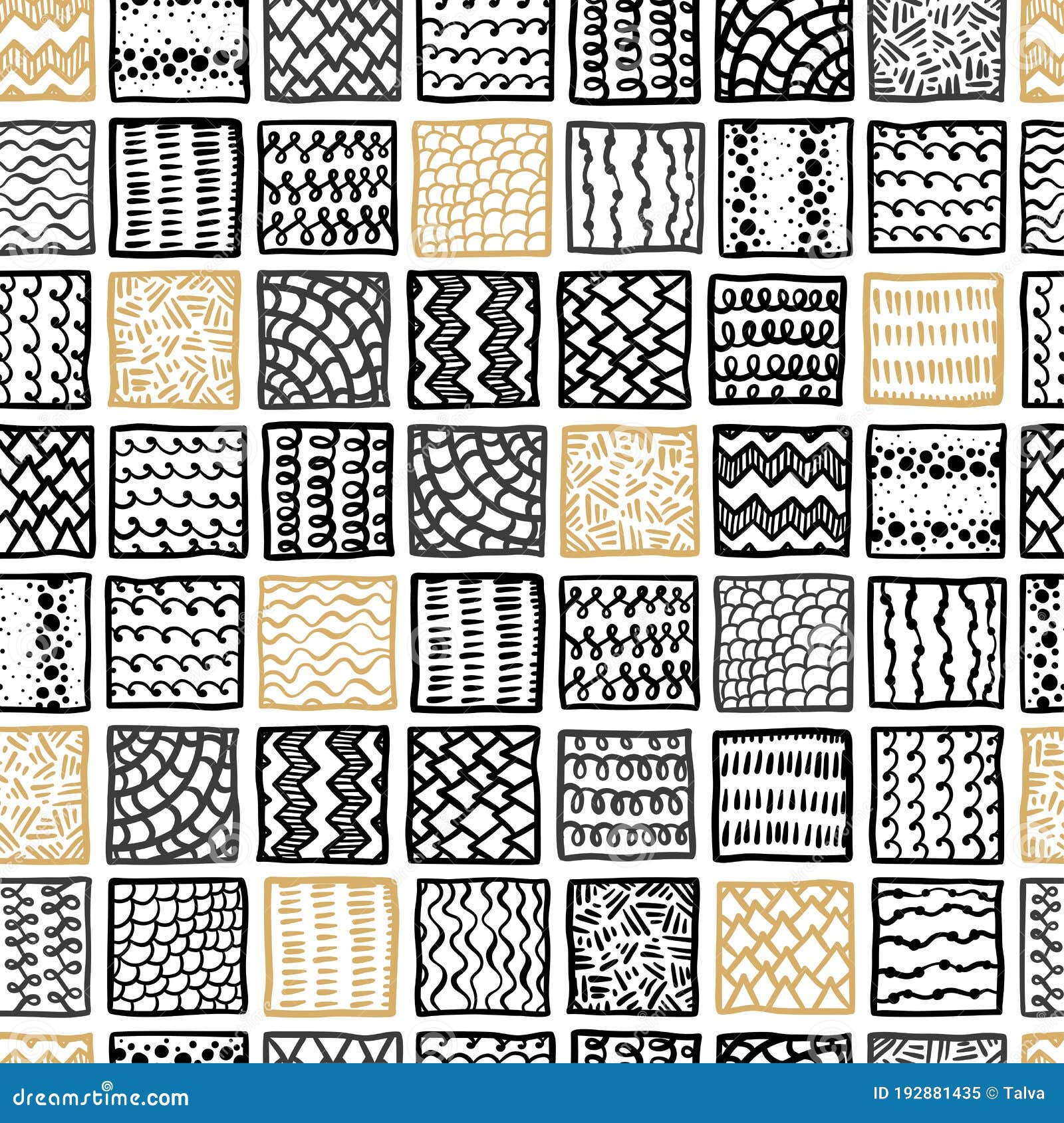 Fun and Creative Squares Seamless Pattern - Abstract Background, Great ...