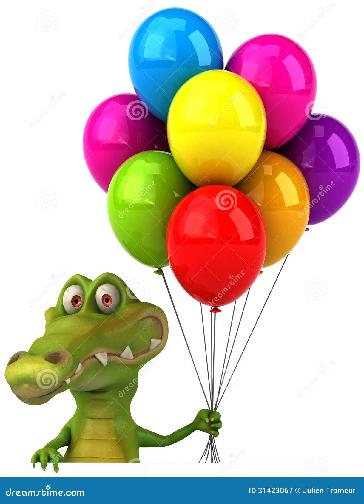 Fun crocodile stock illustration. Illustration of anniversary - 31423067