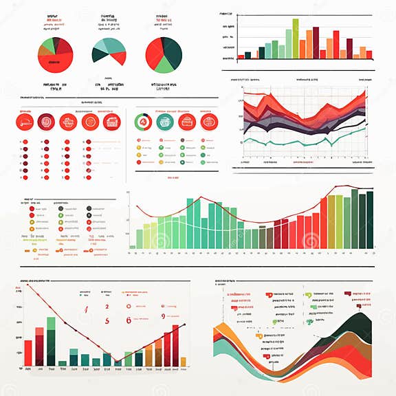 Fun Data Visualization Infographic Vector Flat Isolated Illustration ...