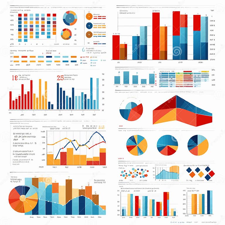 Fun Data Visualization Infographic Vector Flat Isolated Illustration ...