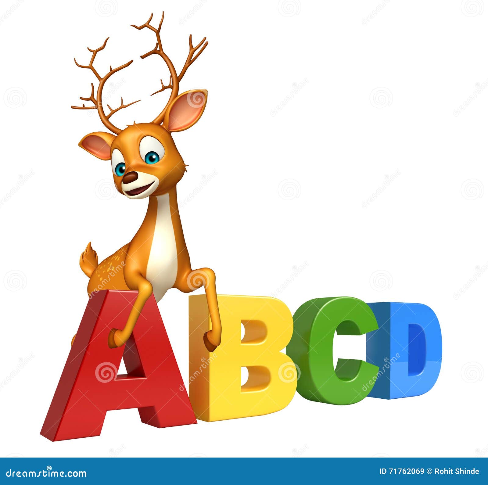 Cartoon ABCD Letters Theme 1 Vector Illustration | CartoonDealer.com ...