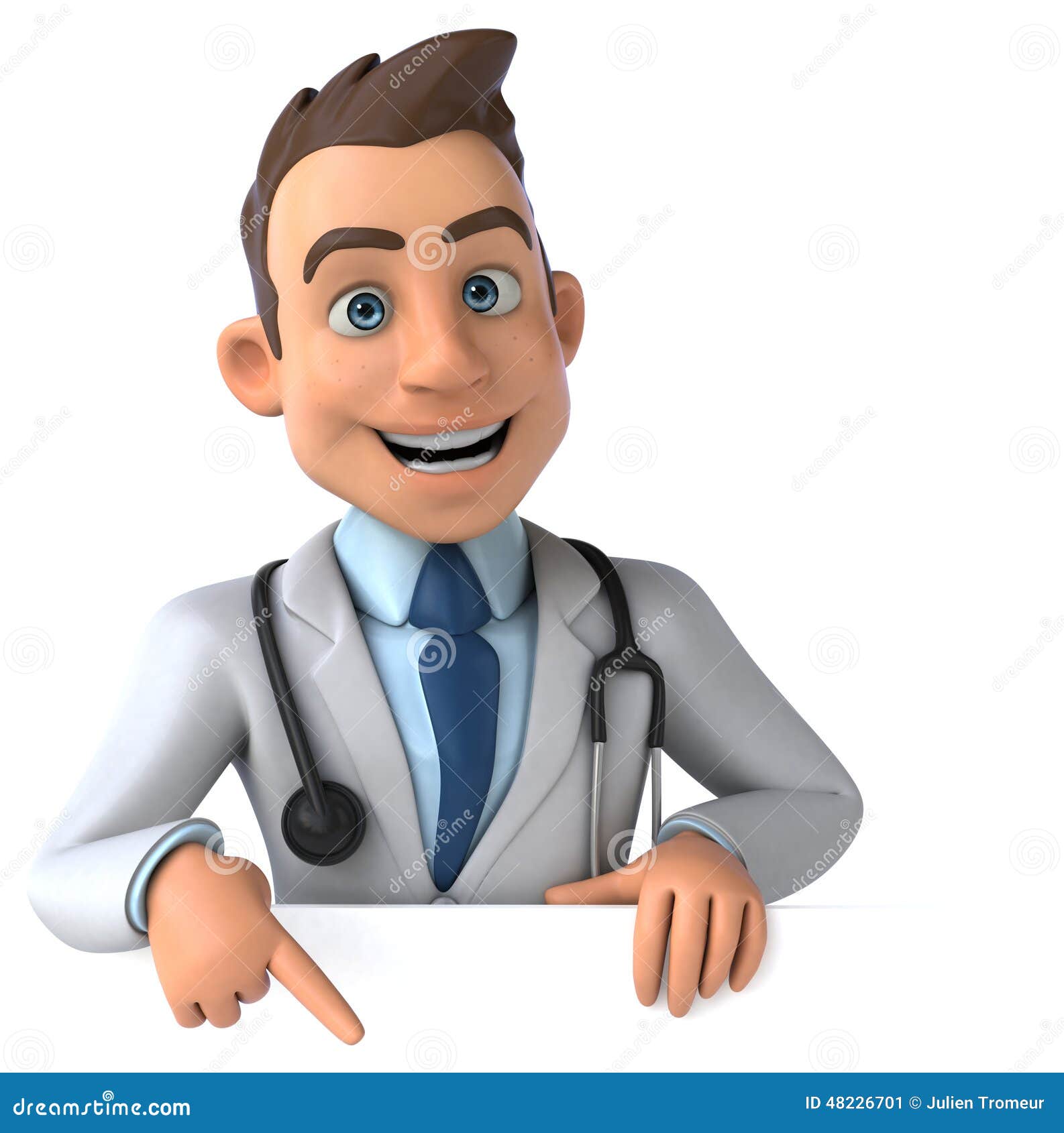 Fun doctor stock illustration. Illustration of medical - 48226701