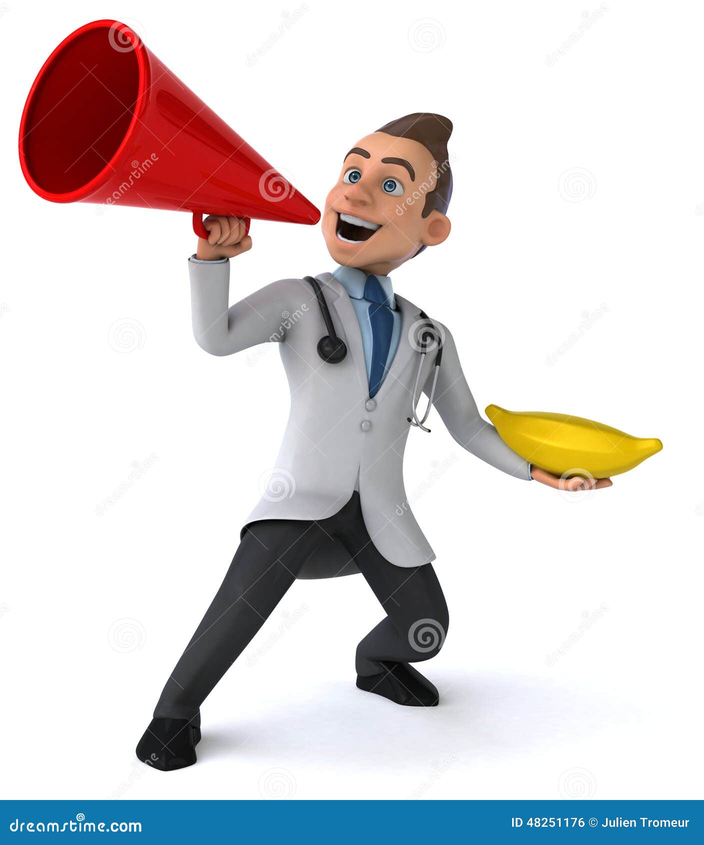 Fun doctor stock illustration. Illustration of doctors - 48251176