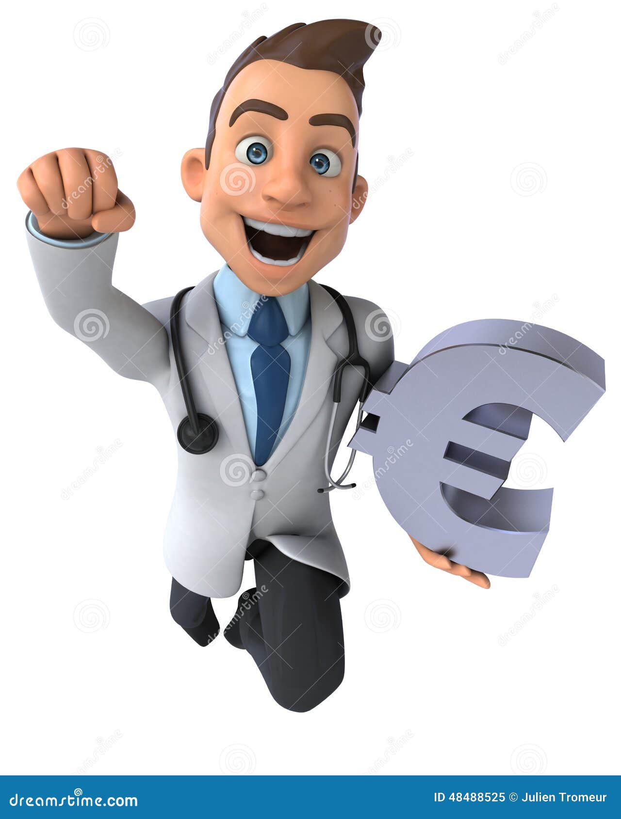 Fun doctor stock illustration. Illustration of health - 48488525
