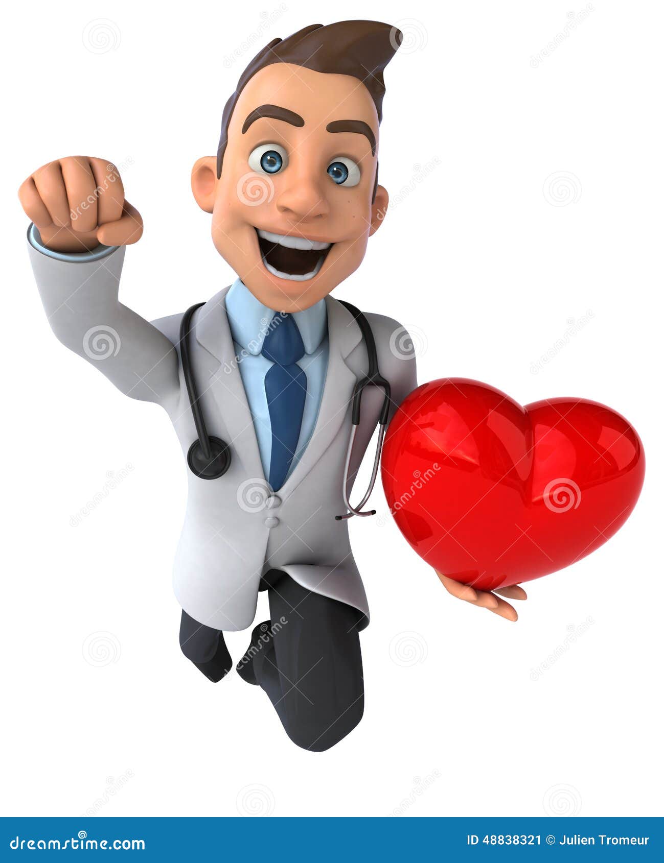 Fun doctor stock illustration. Illustration of healthcare - 48838321