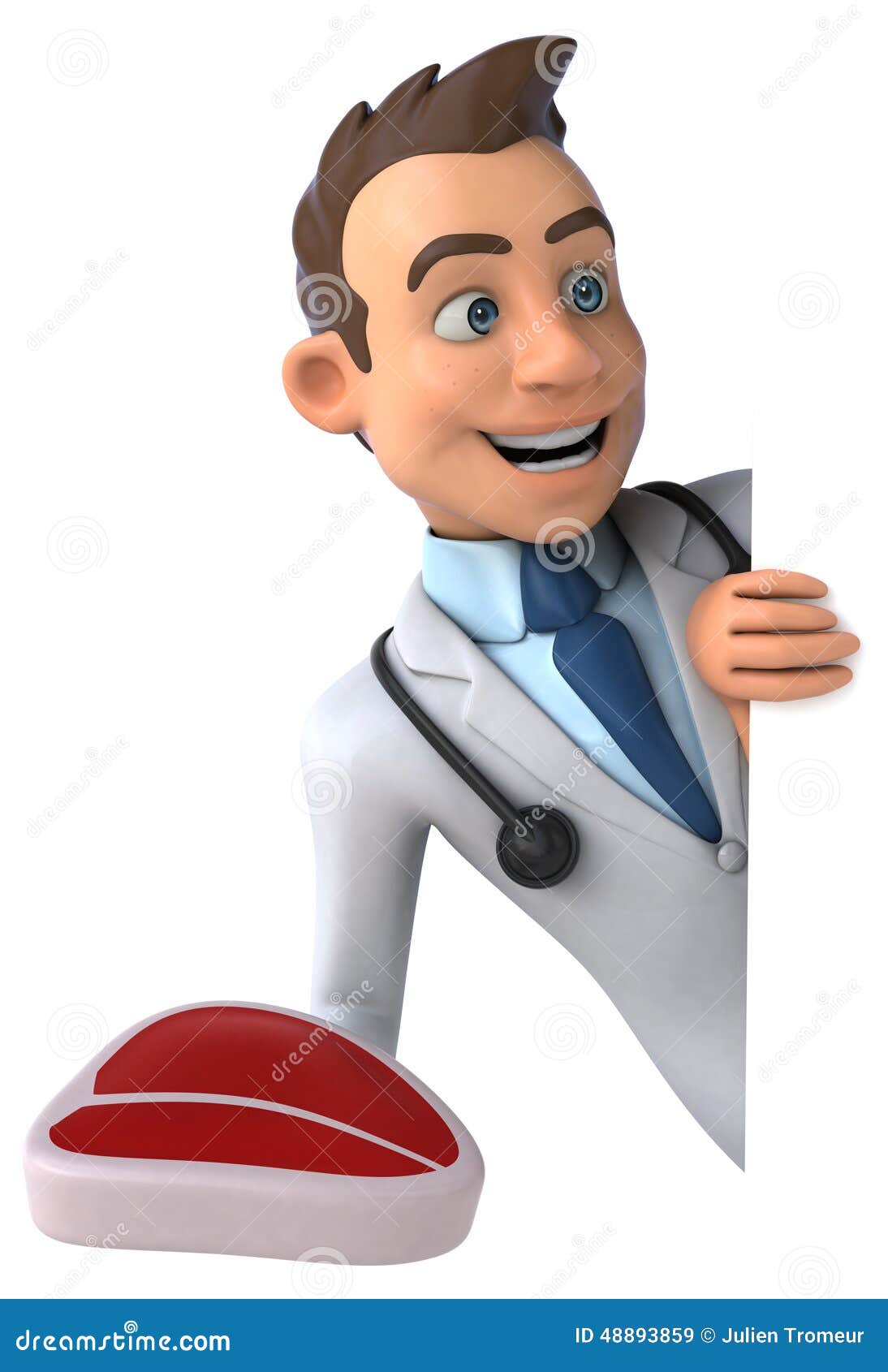 Fun doctor stock illustration. Illustration of nurse - 48893859