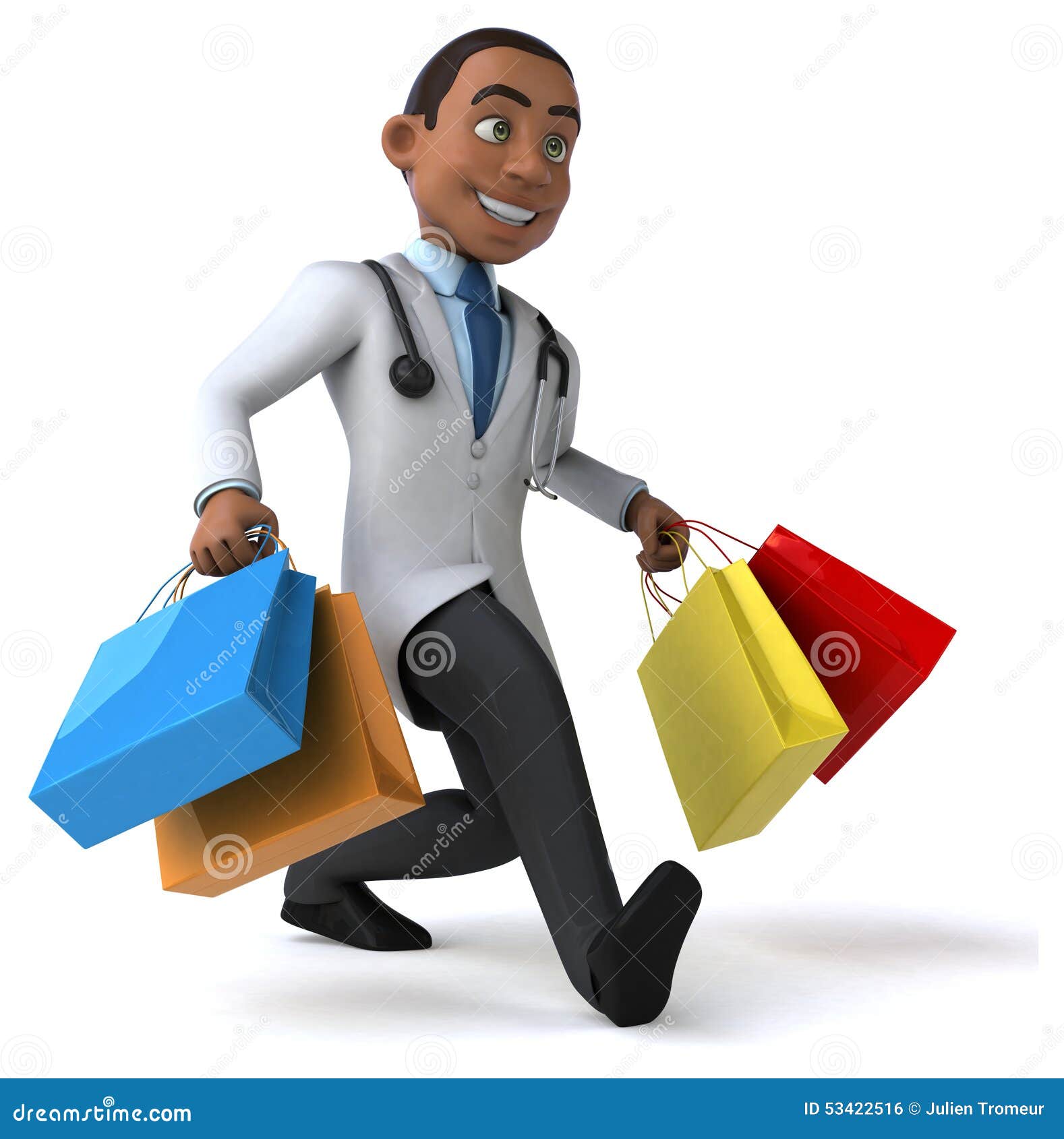 Fun doctor stock illustration. Illustration of science - 53422516