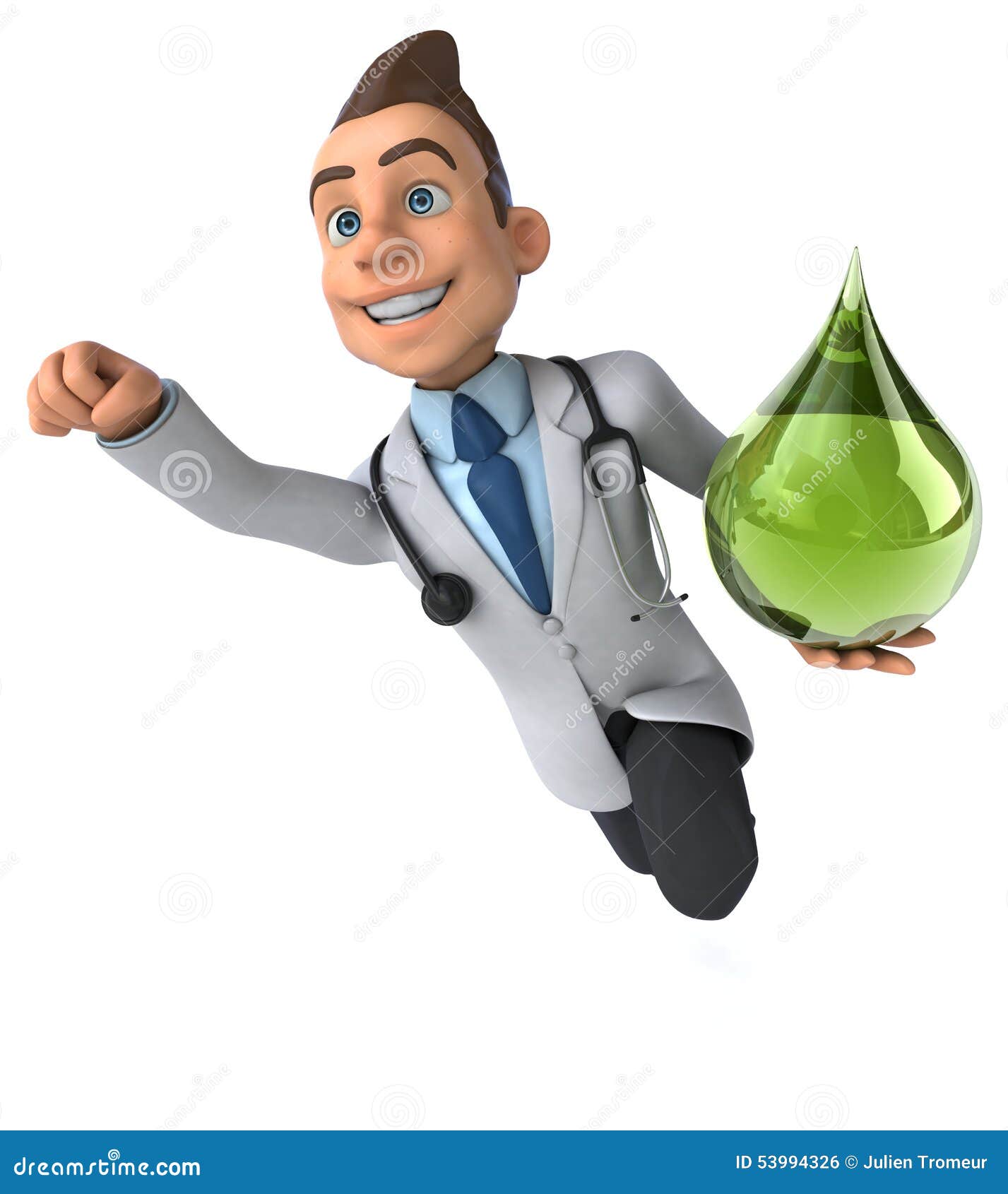 Fun doctor stock illustration. Illustration of practitioner - 53994326