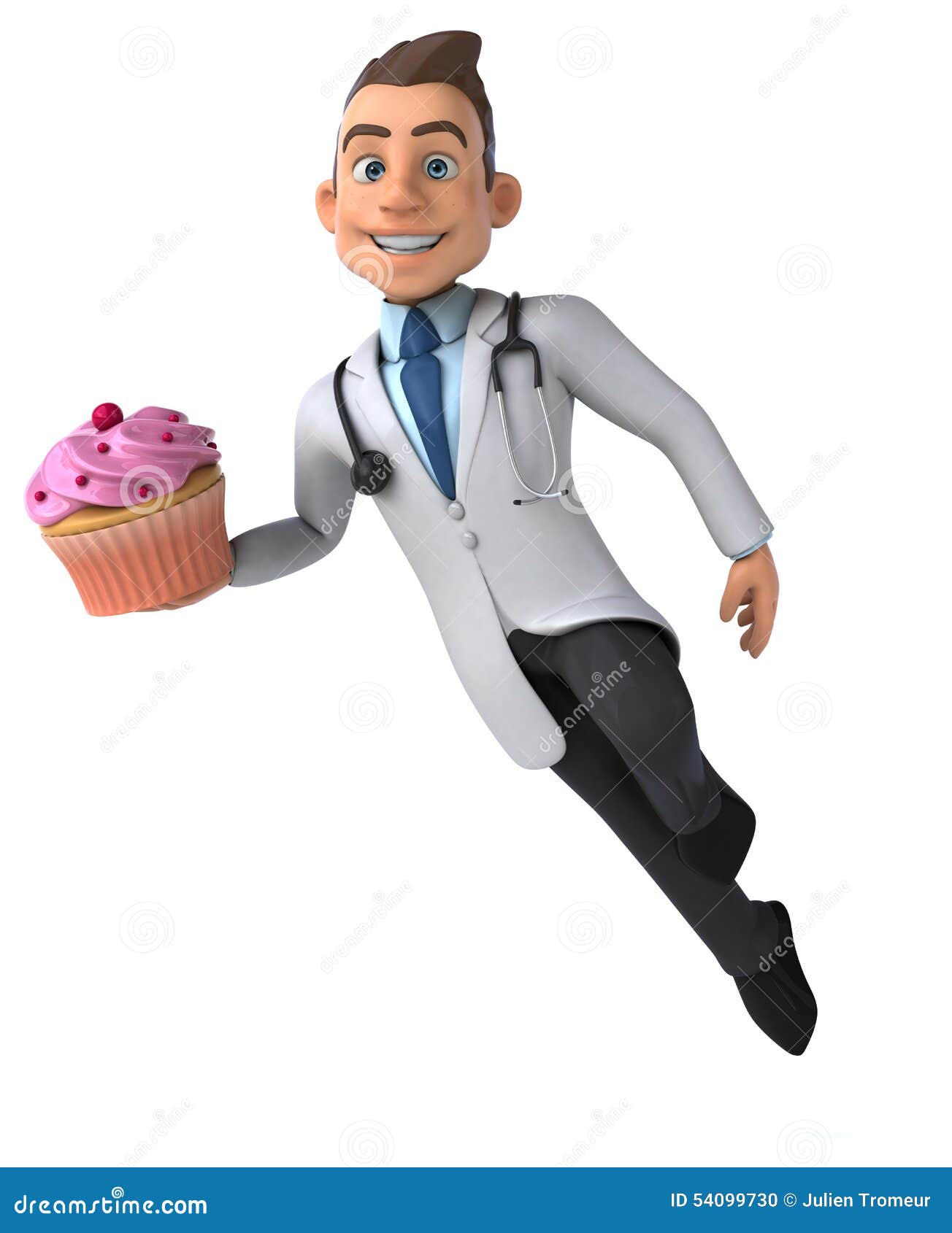 Fun doctor stock illustration. Illustration of cardiology - 54099730