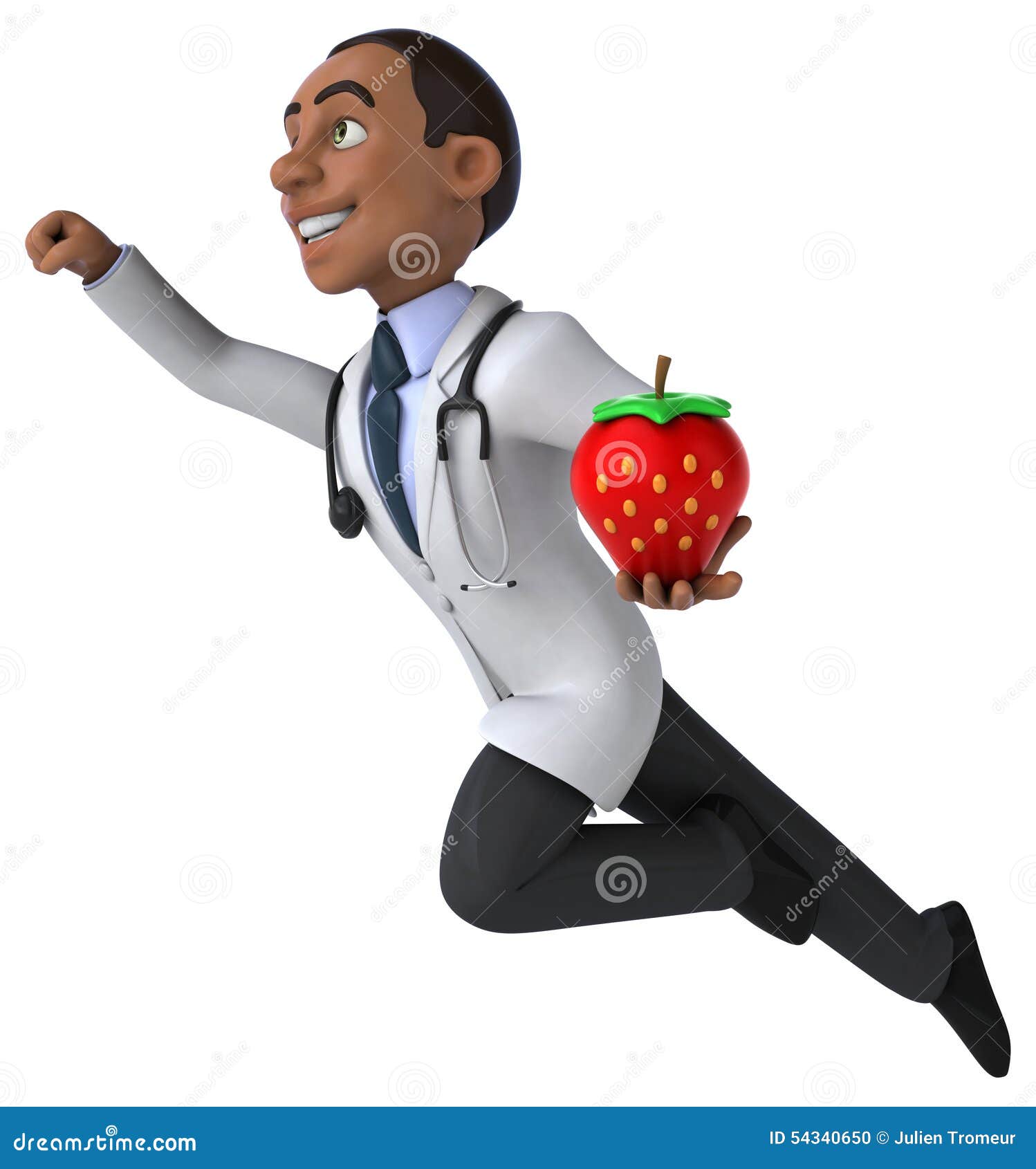 Fun doctor stock illustration. Illustration of monitor - 54340650