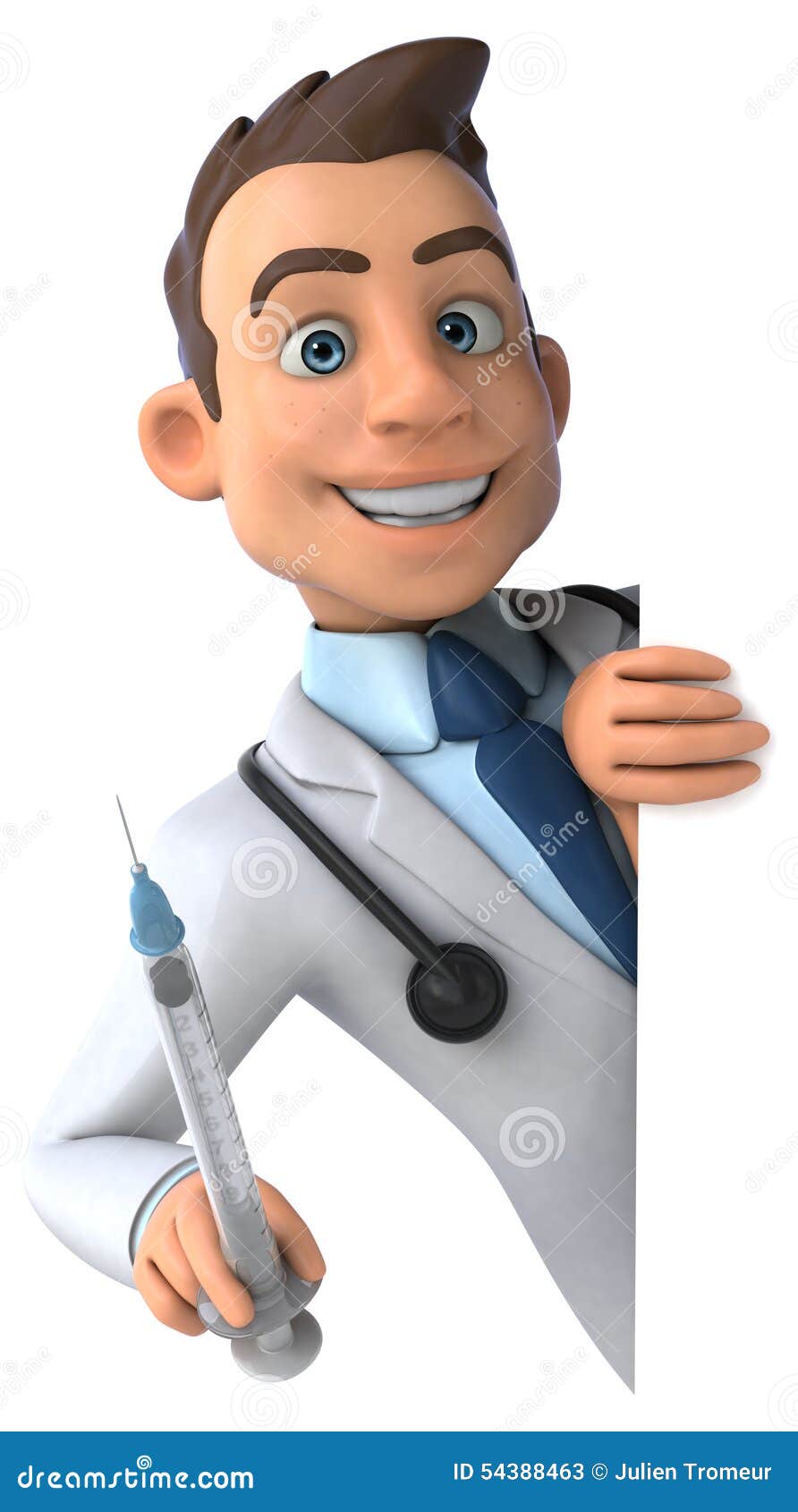 Fun doctor stock illustration. Illustration of hospital - 54388463