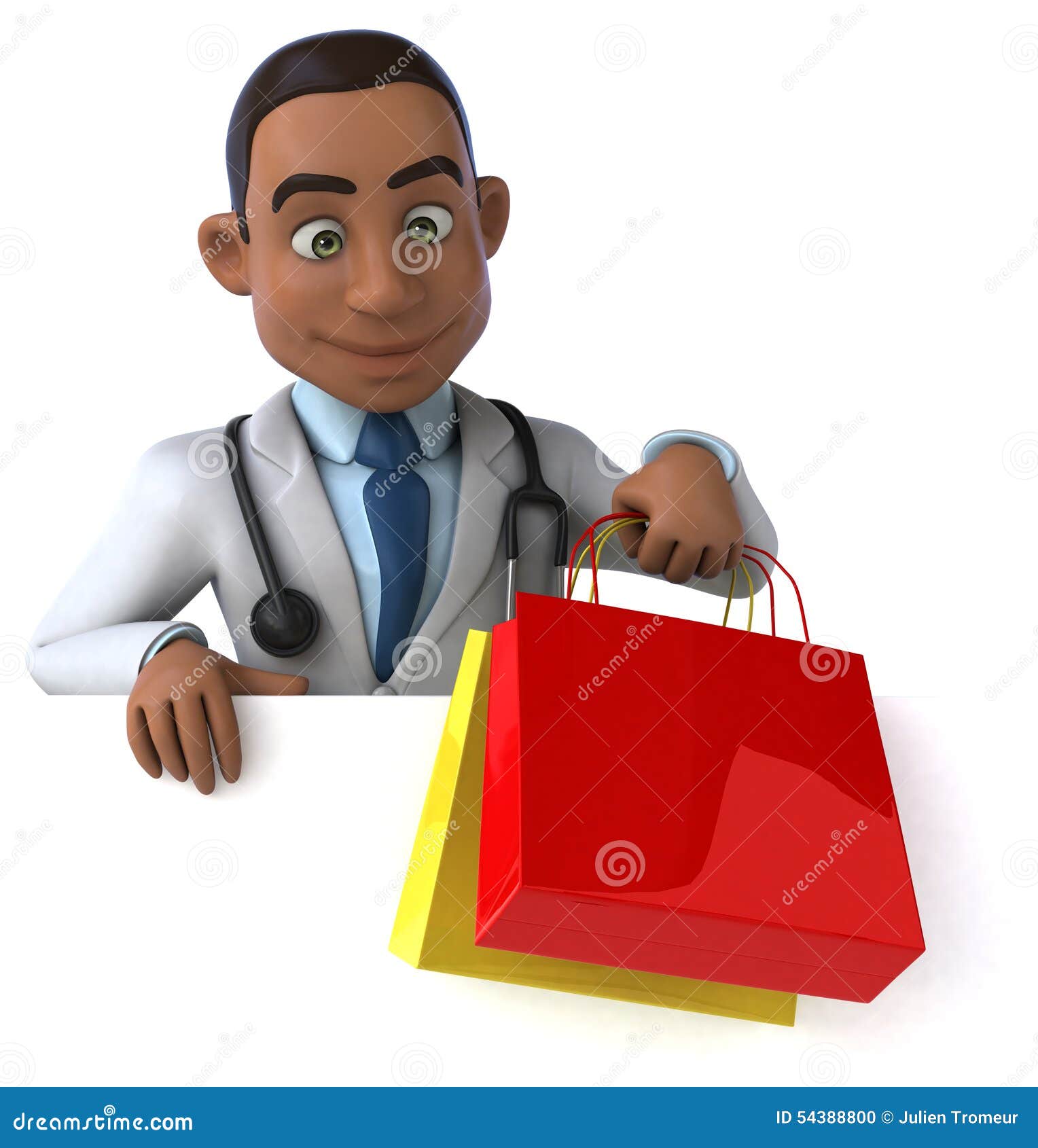 Fun doctor stock illustration. Illustration of medical - 54388800